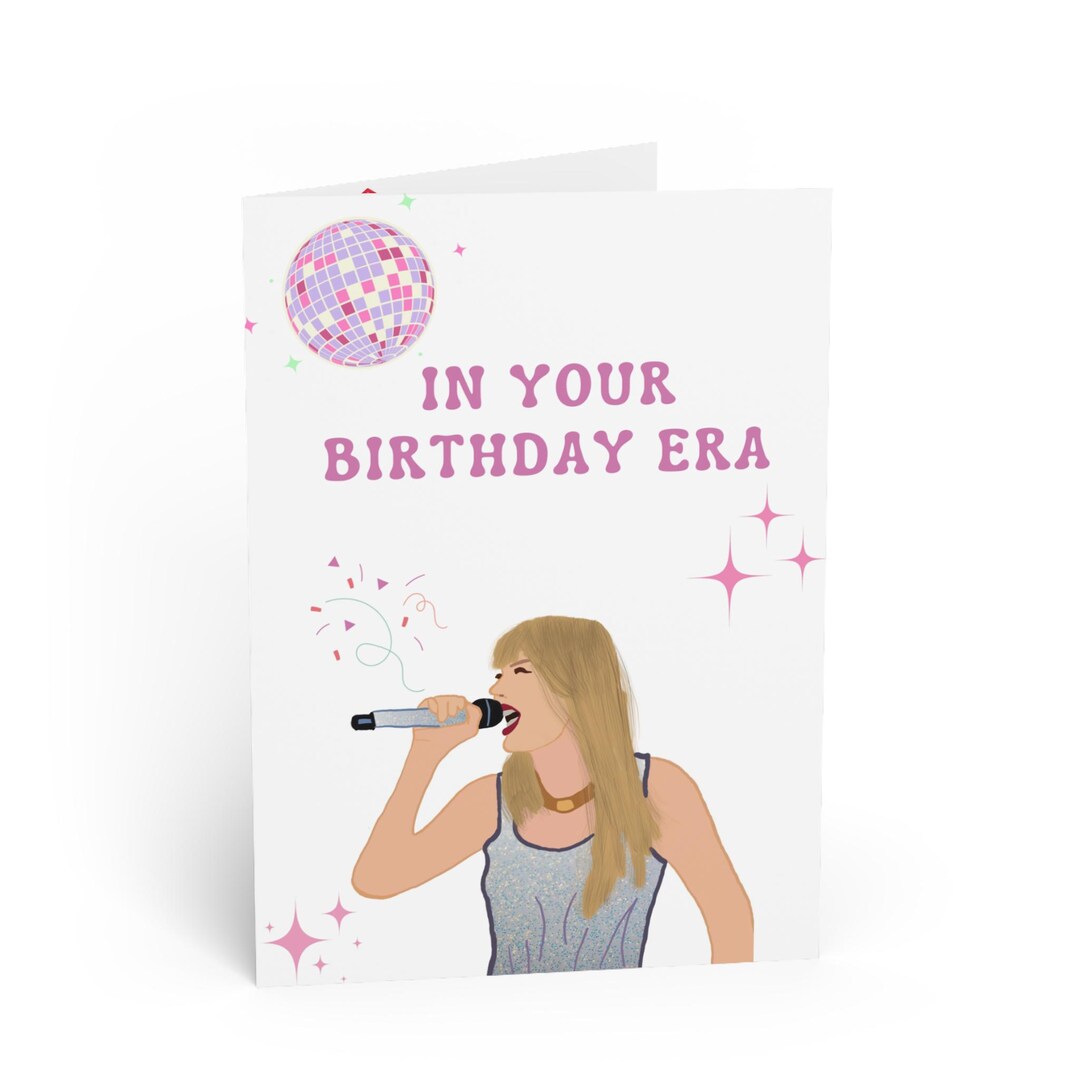 Singer Era Birthday Card for Teens - Etsy