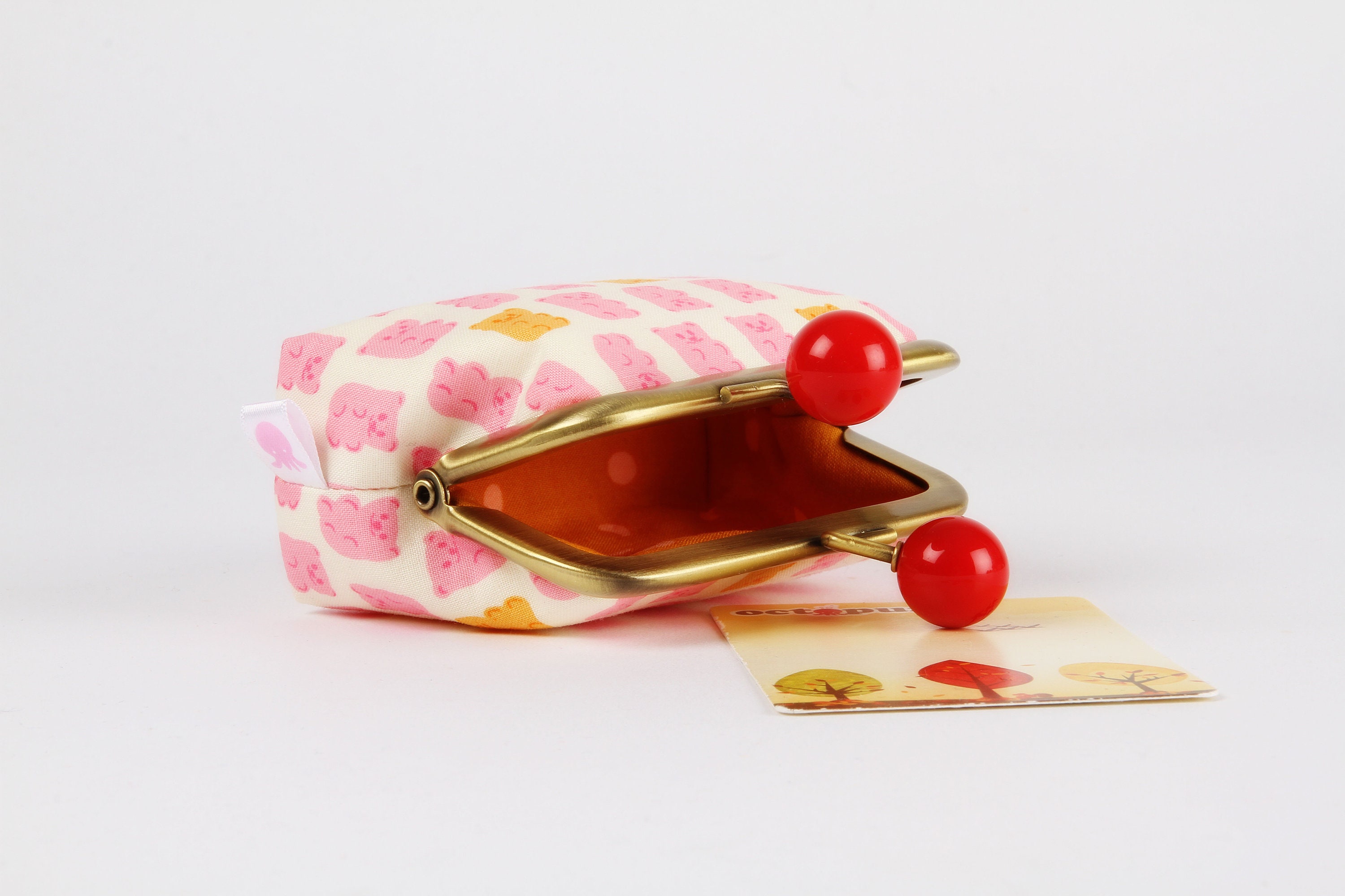 Metal Frame Coin Purse With Color Bobbles - Gummy Bears Merry - Color ...