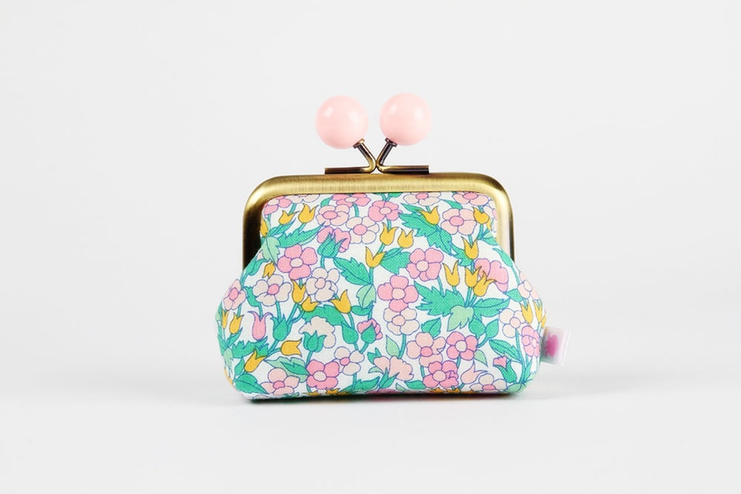 Metal Frame Coin Purse With Color Bobbles - Piccadilly Poppy in Light ...