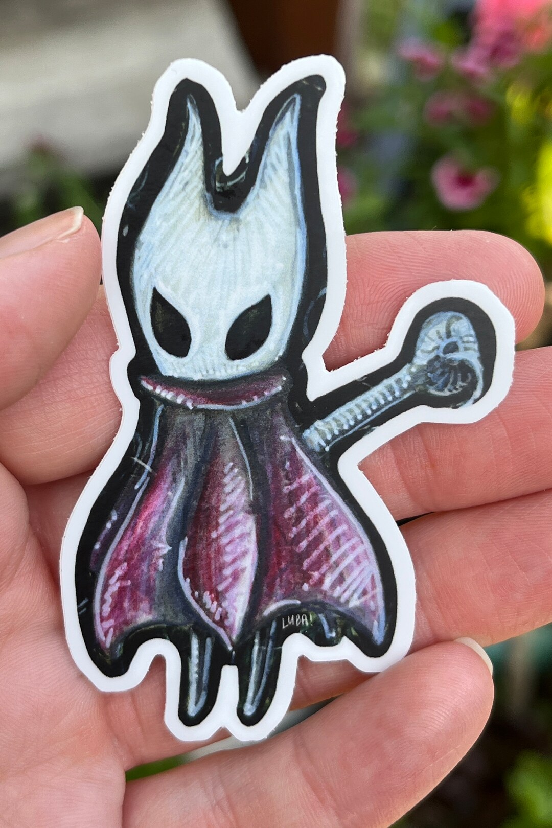 SILKSONG Hornet, 2x3 Vinyl Matte Sticker, Video Game Fanart Sticker ...
