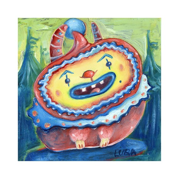 THE CLOWN BUN felipe Le Popo Adorably Cute Circus - Etsy UK