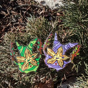 KOROK Legend of Zelda Enamel Pins Green or Purple 2 Large Legend of ...