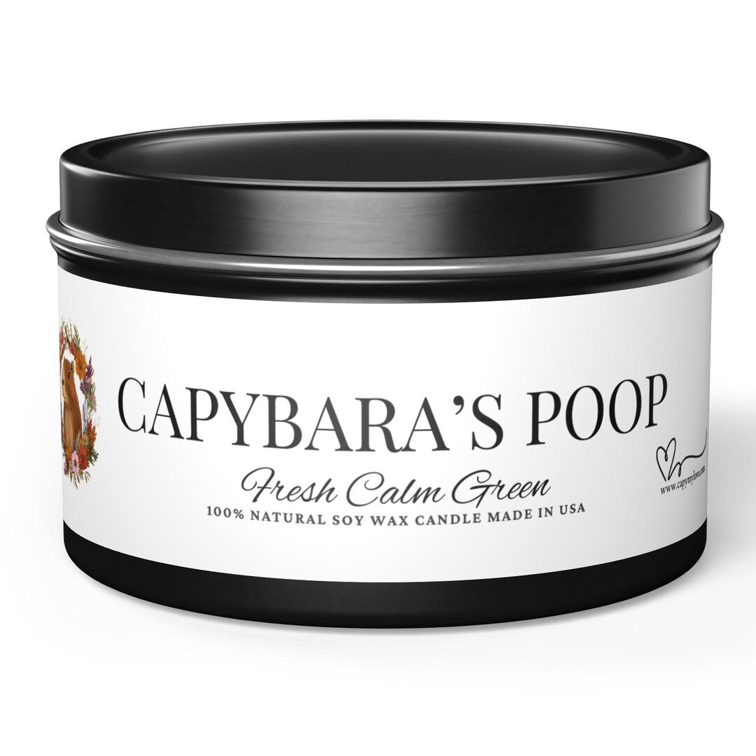 CAPYBARA'S POOP, Funny Candles Gift, Funny Bathroom Candle ...