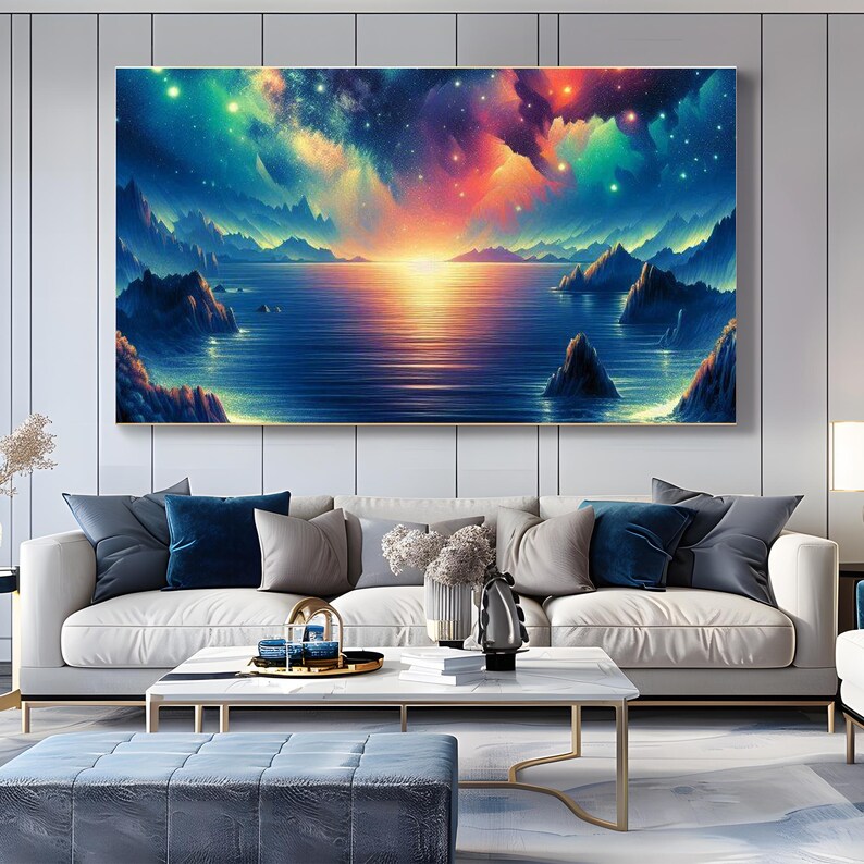 Starry Night Sky Art, Night Sky Painting ,art of Painting the Night Sky ...