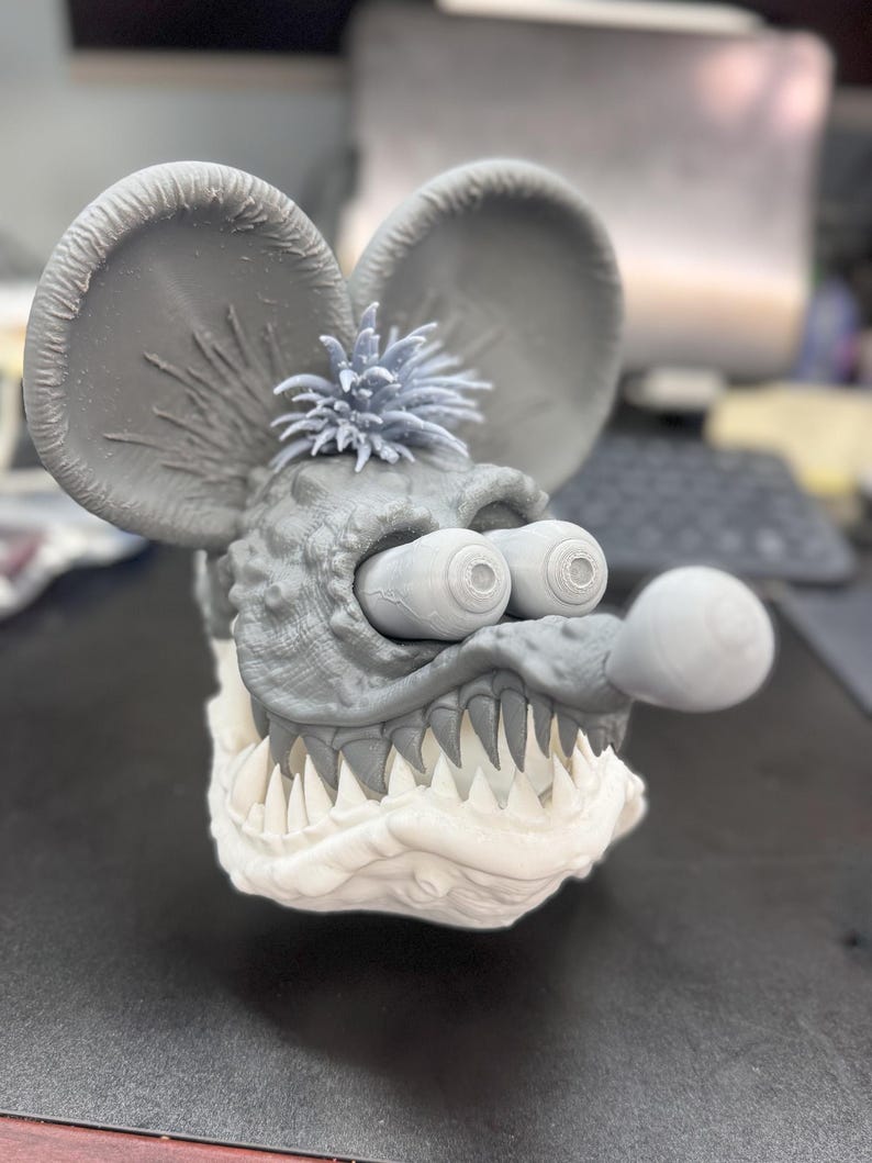 Rat Fink 3D Printed - Etsy
