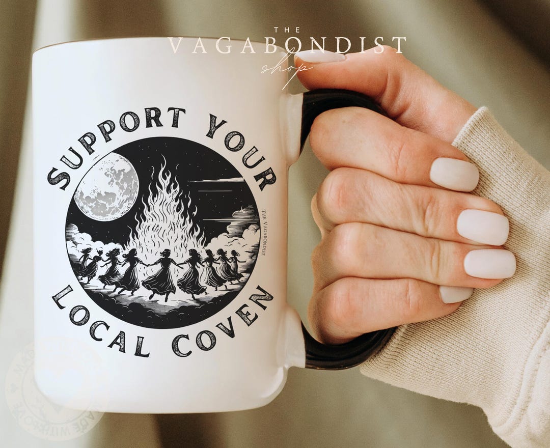 Support Your Local Coven Mug: Witchcore Halloween Gift - Etsy