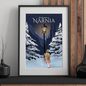 Narnia Movie Poster, With Landscape Mural - Etsy