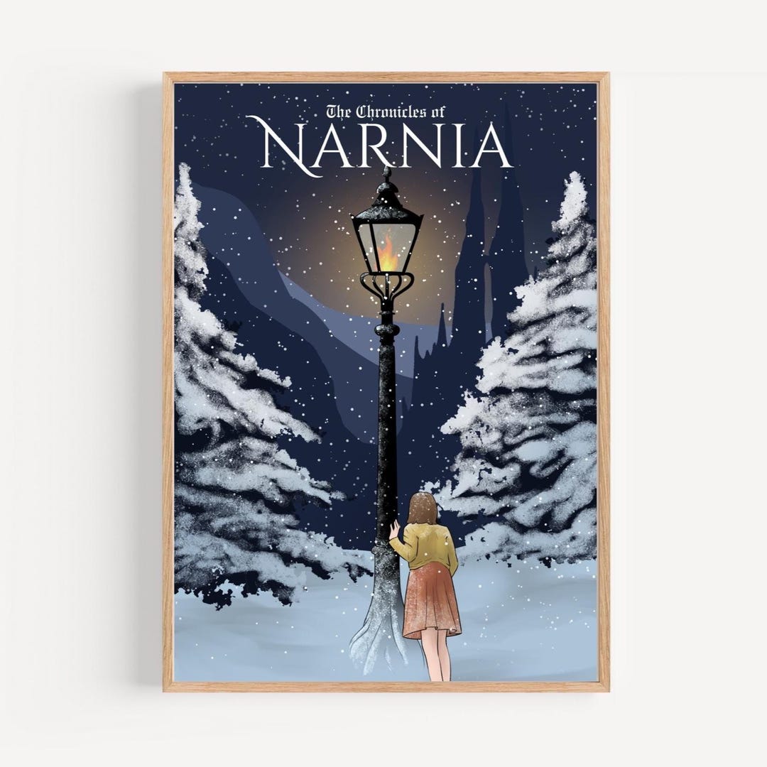 Narnia Movie Poster, With Landscape Mural - Etsy