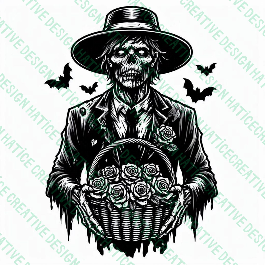 Halloween Zombie Svg, Zombie Design Dxf, Grave Design With Halloween by ...