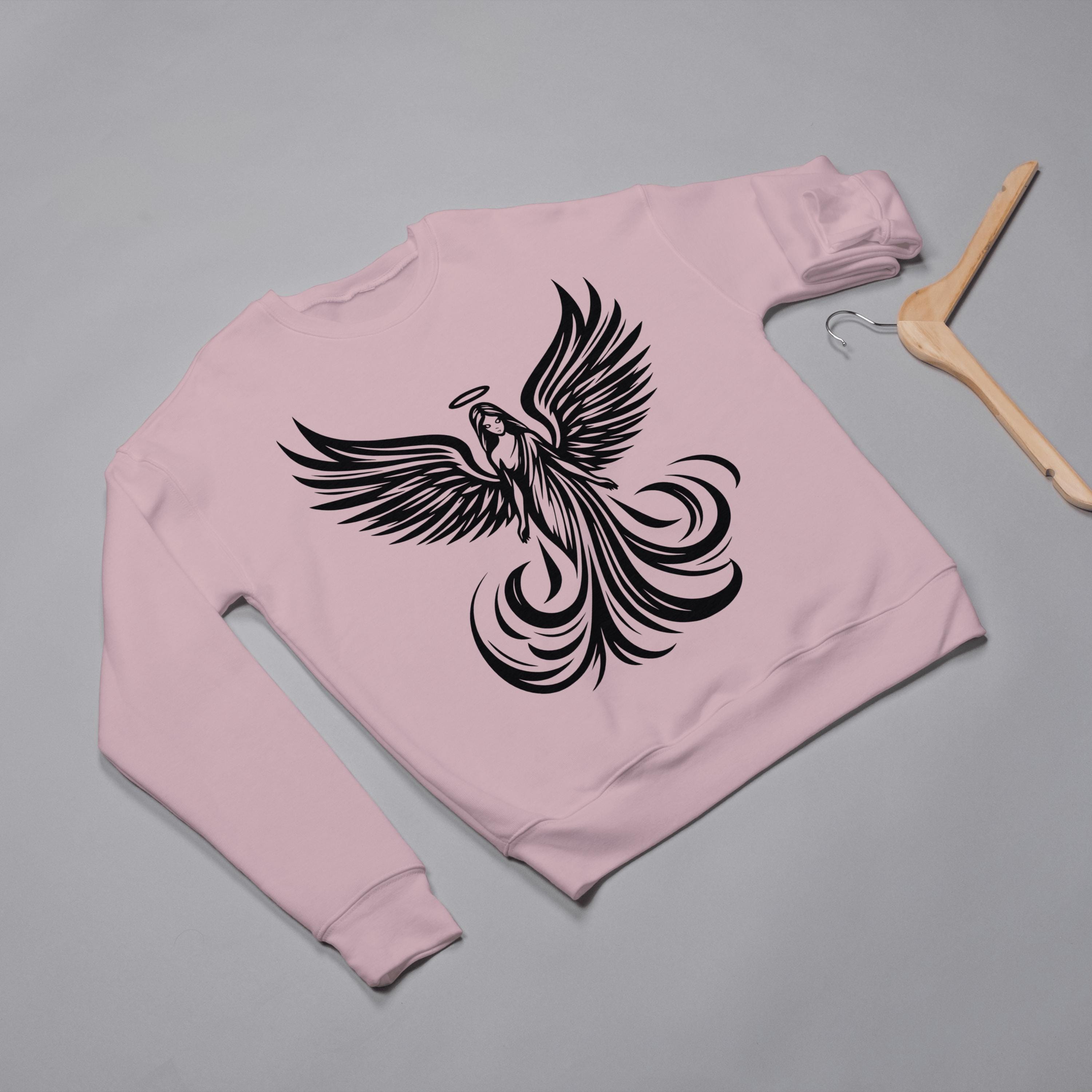 Angel SVG Bundle, Angel Clipart, Hand Drawn Arch Angel Theme Vector ...