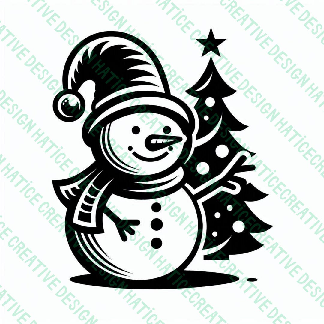 Christmas Snowman Svg, Snow Svg, Snowman Png, Snowman Silhouette ...