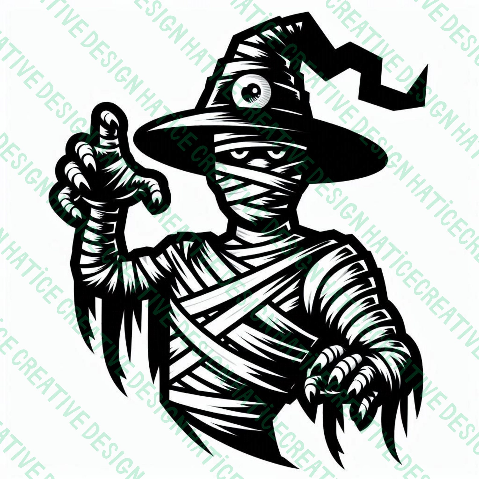 Halloween Ninja Svg, Ninja Design Dxf, Ninja Design With Halloween by ...