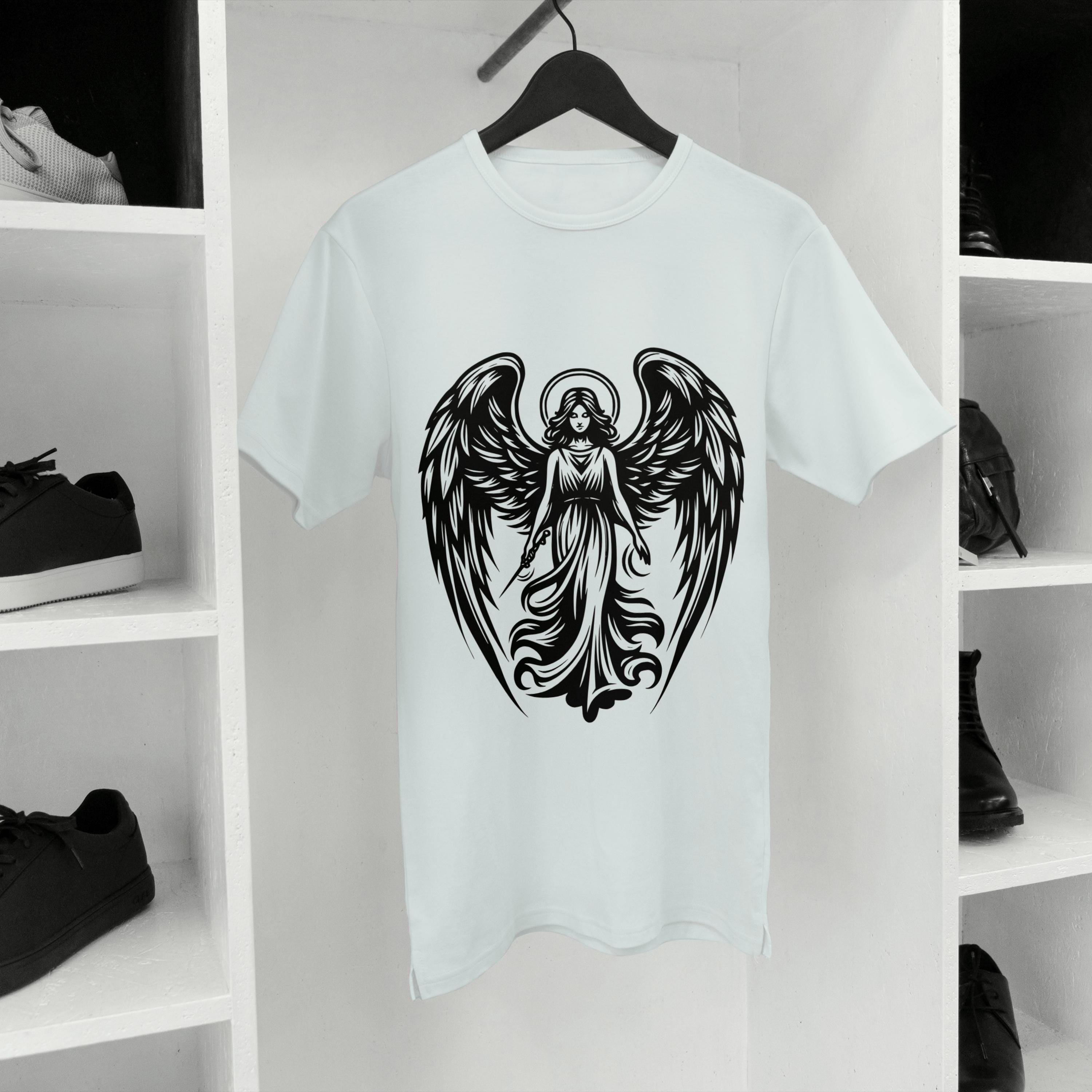 Angel SVG Bundle, Angel Clipart, Hand Drawn Arch Angel Theme Vector ...