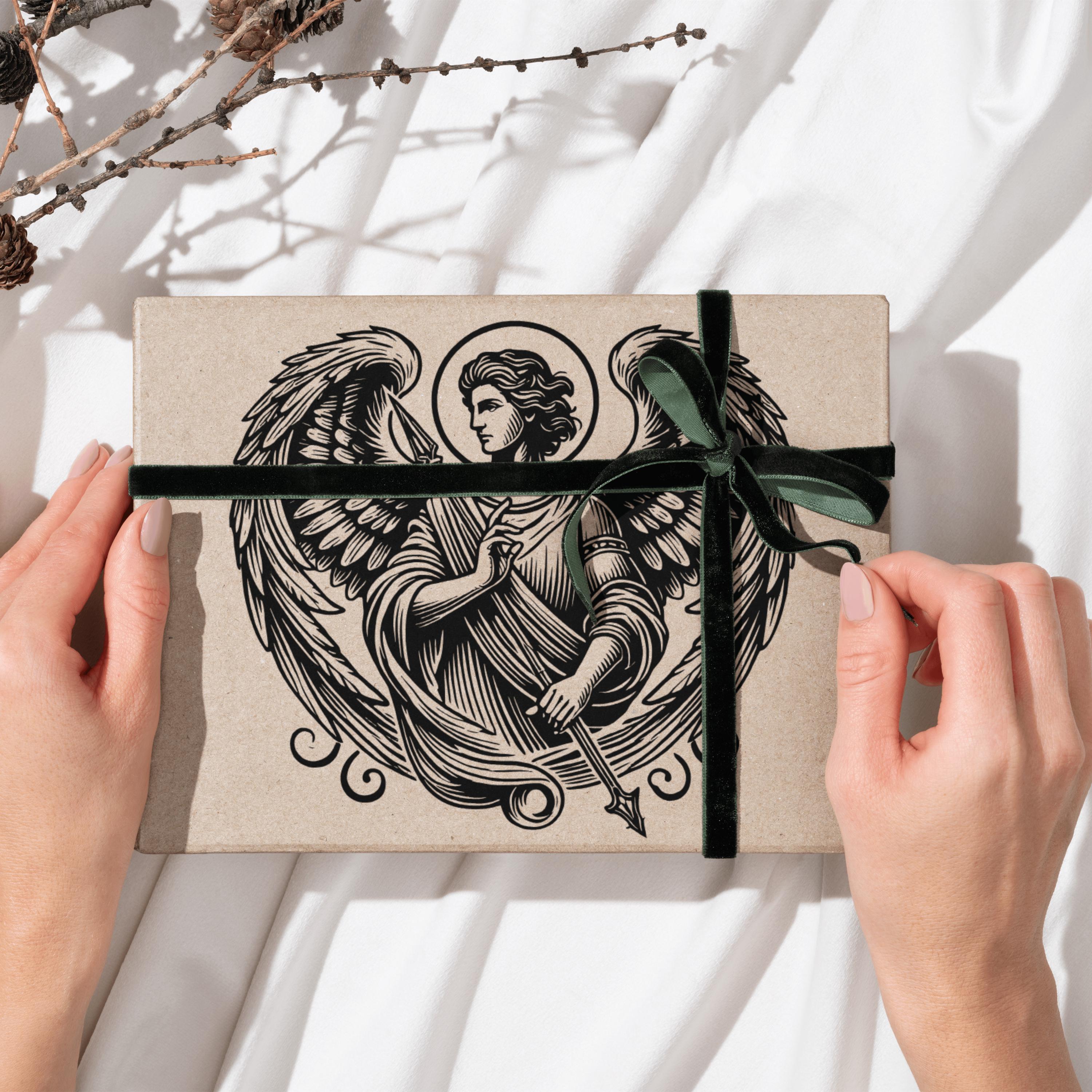 Archangel Gabriel Bundle SVG, Gabriel Clipart, Hand Drawn Archangel ...