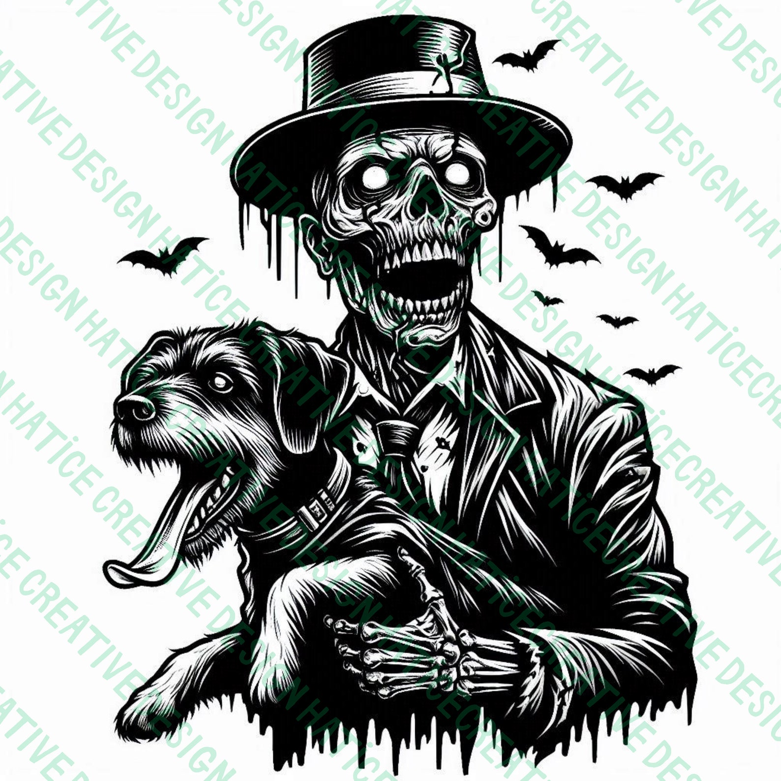 Halloween Zombie Svg, Zombie Design Dxf, Grave Design With Halloween by ...