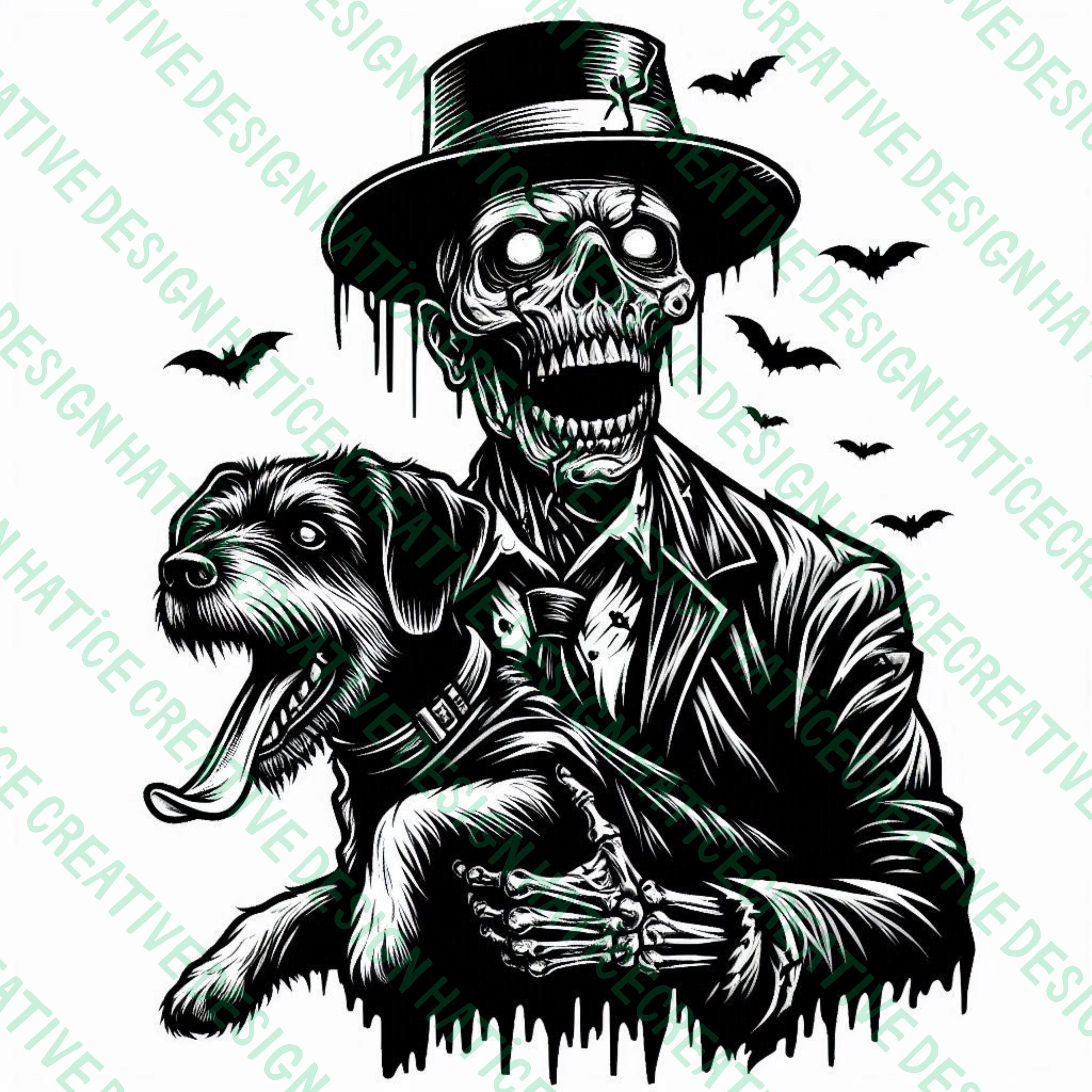 Halloween Zombie Svg, Zombie Design Dxf, Grave Design With Halloween by ...