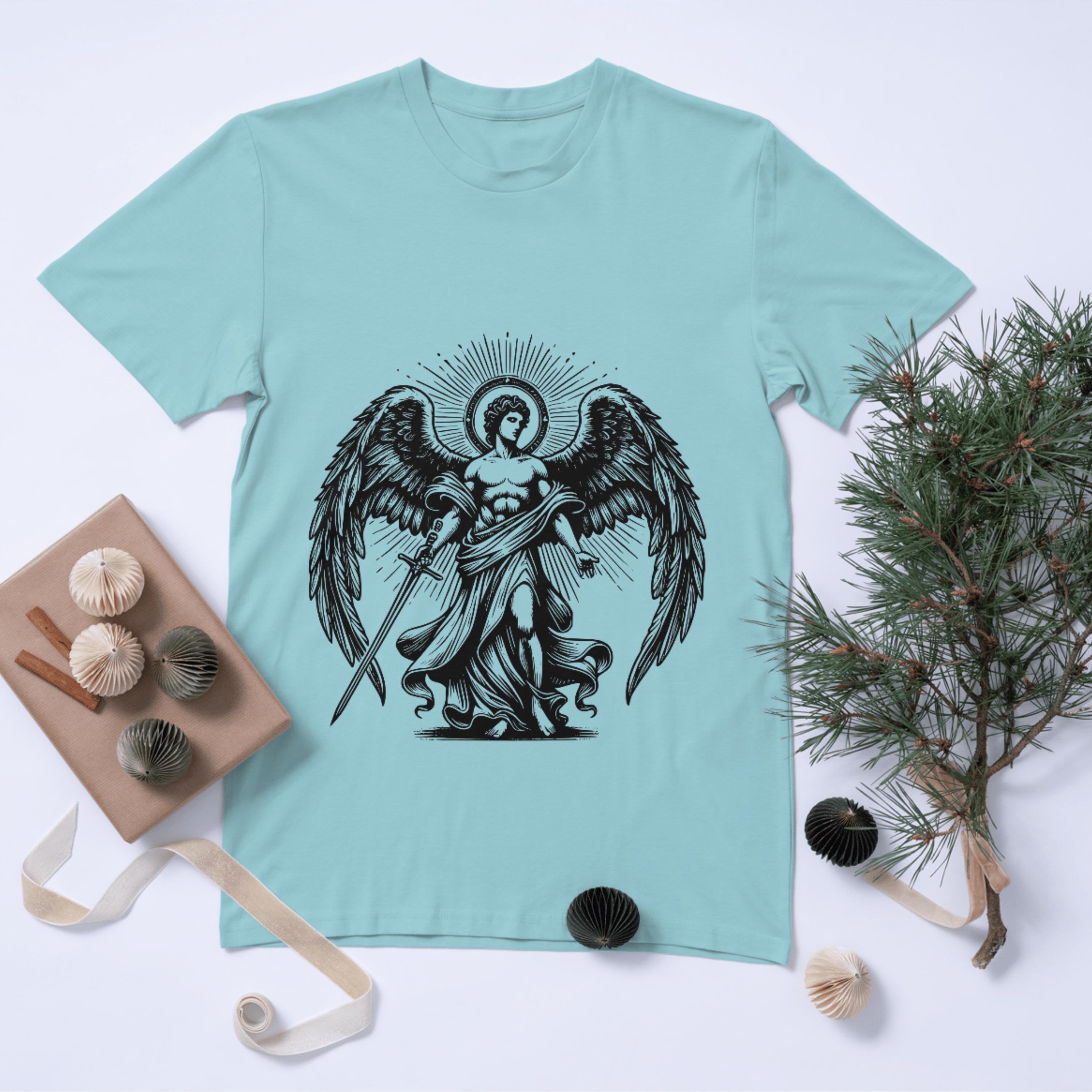 Archangel Gabriel SVG, Gabriel Clipart, Hand Drawn Archangel Gabriel ...