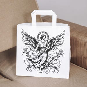 Archangel Gabriel SVG, Gabriel Clipart, Hand Drawn Archangel Gabriel ...
