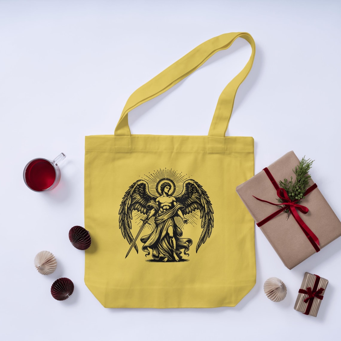 Archangel Gabriel SVG, Gabriel Clipart, Hand Drawn Archangel Gabriel ...