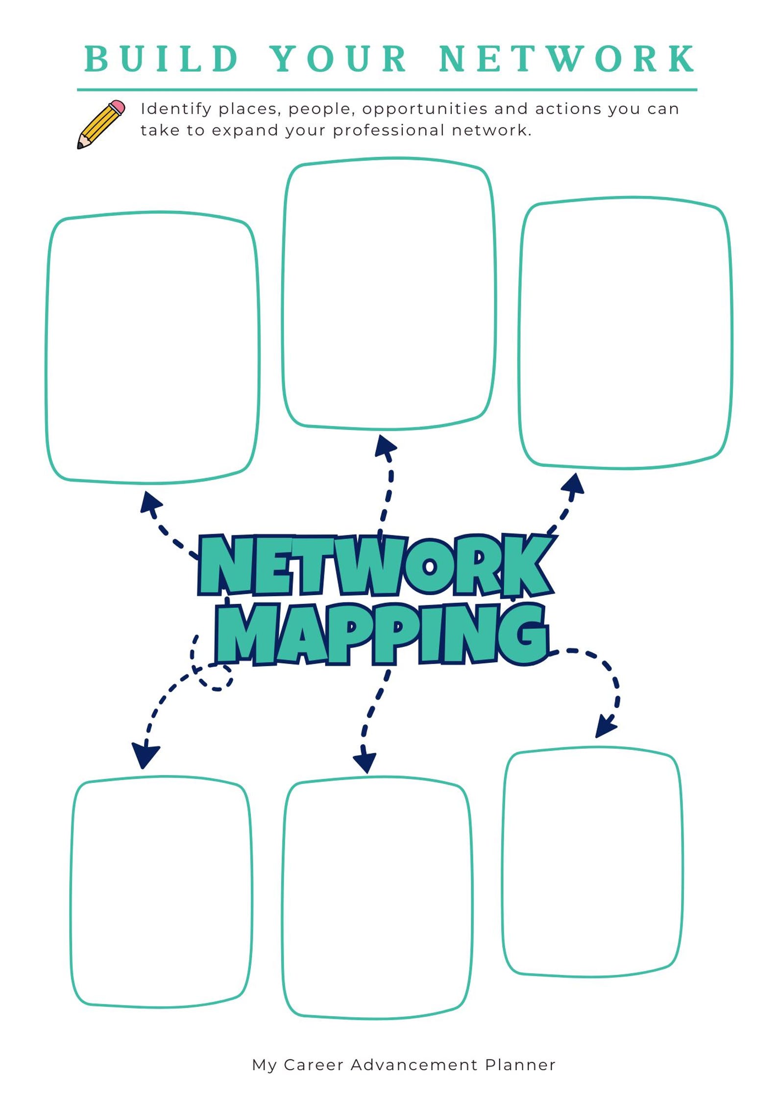 Network Building for Career Growth Workbook - Professional Network ...