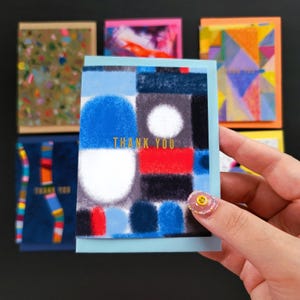 Set of 6 Handmade Mini Blank Greeting Cards With Envelopes - Etsy