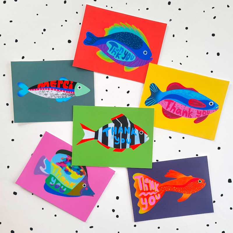 Blank Card Set Ocean - Etsy