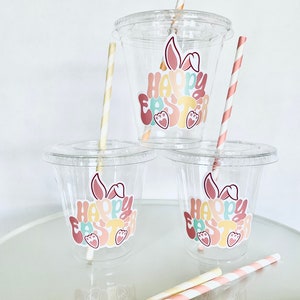Cups Plastic Party Happy Easter Plastic Disposable Party Cups Favor ...