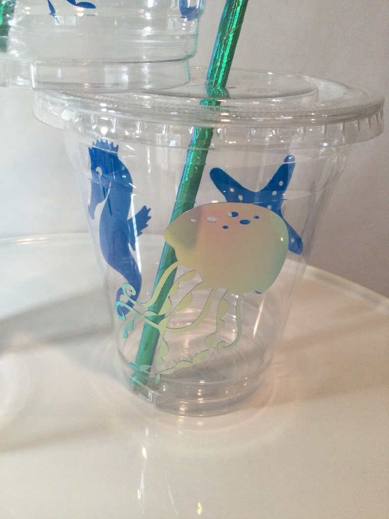 Oneder the Sea Under the Sea Creature Plastic Party Cup 10 - Etsy