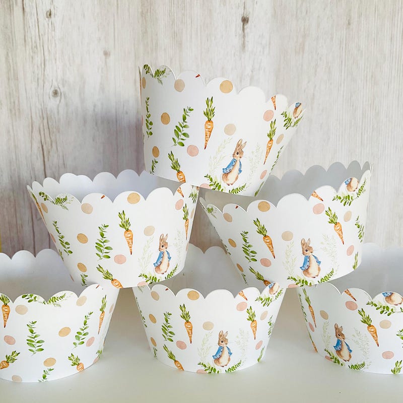 Peter Rabbit Cupcake Topper - Etsy