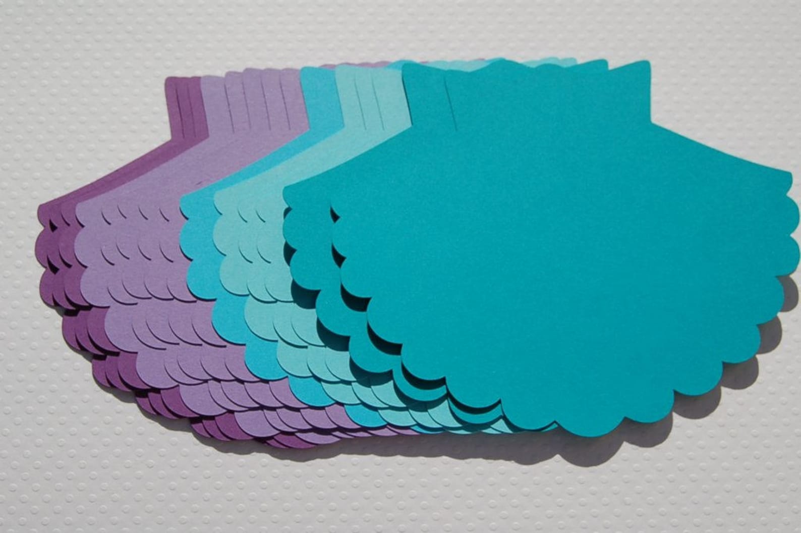 Jumbo Paper Die Cut Shells 20 Mermaid Birthday Under the Sea | Etsy