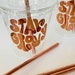 Stay Groovy Plastic Disposable Drink Cups Favor Cup Birthday 12oz. 70s ...