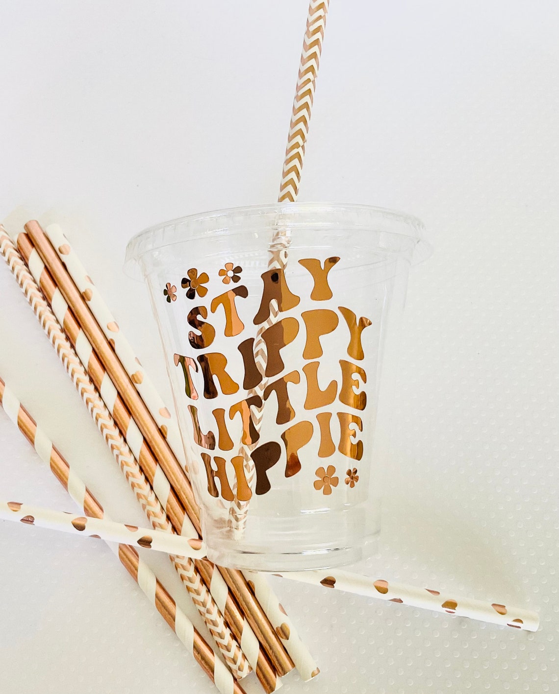 Stay Trippy Little Hippie Plastic Disposable Drink Cups Favor - Etsy
