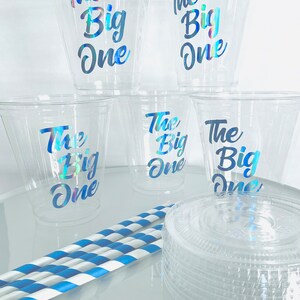 Party Cups 12 Ounce Lids and Straws Surf Beach Fishing Theme First ...