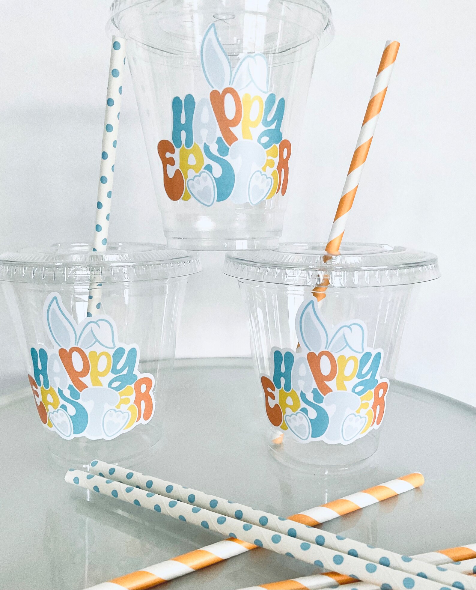 Cups Plastic Party Happy Easter Plastic Disposable Party Cups Favor ...