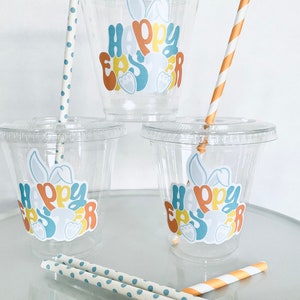 Cups Plastic Party Happy Easter Plastic Disposable Party Cups Favor ...