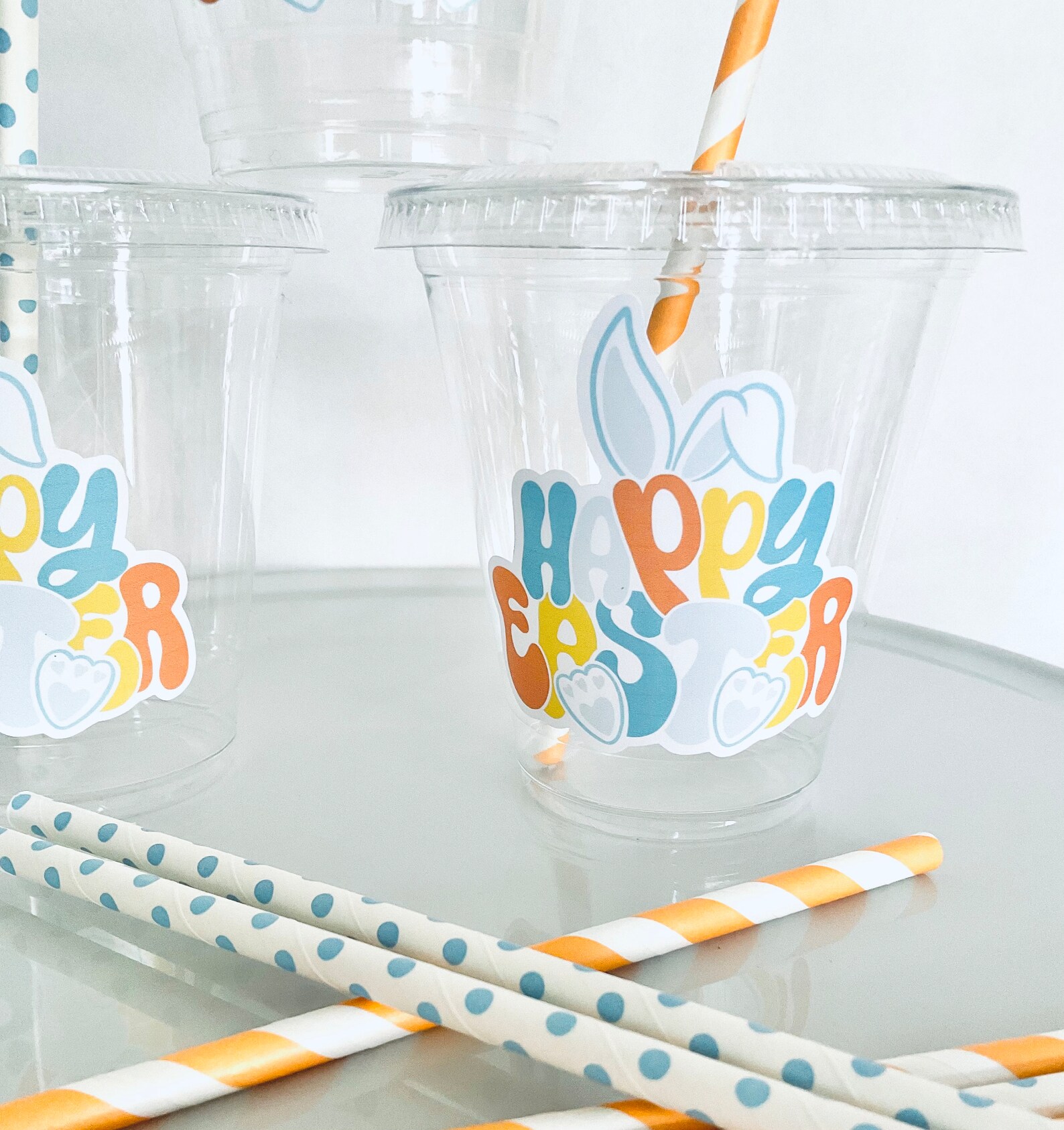 Cups Plastic Party Happy Easter Plastic Disposable Party Cups Favor ...