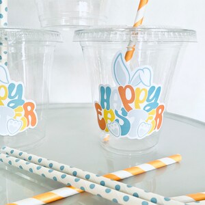 Cups Plastic Party Happy Easter Plastic Disposable Party Cups Favor ...