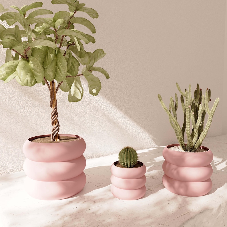 Pink 'versailles' Indoor Planter Pot: Eco-friendly Sustainable Plastic ...