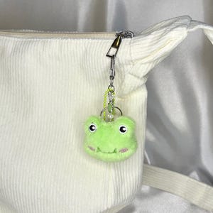Adorable Plush Animal Keychains – Bear, Pig, Bunny, Panda, Frog ...
