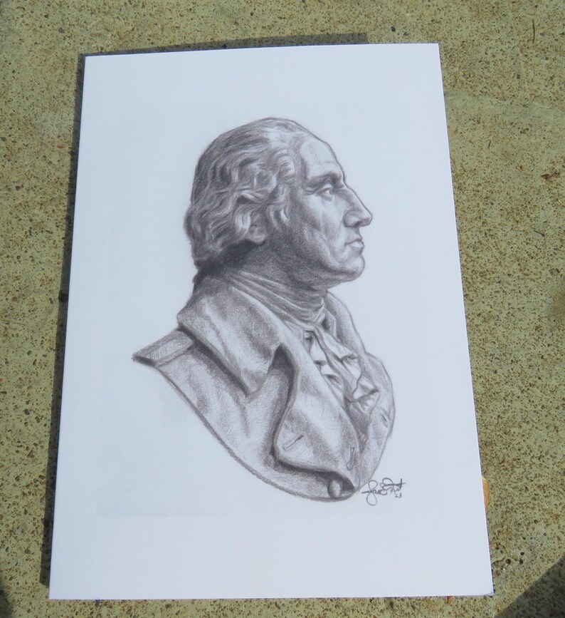 George Washington Card - Etsy