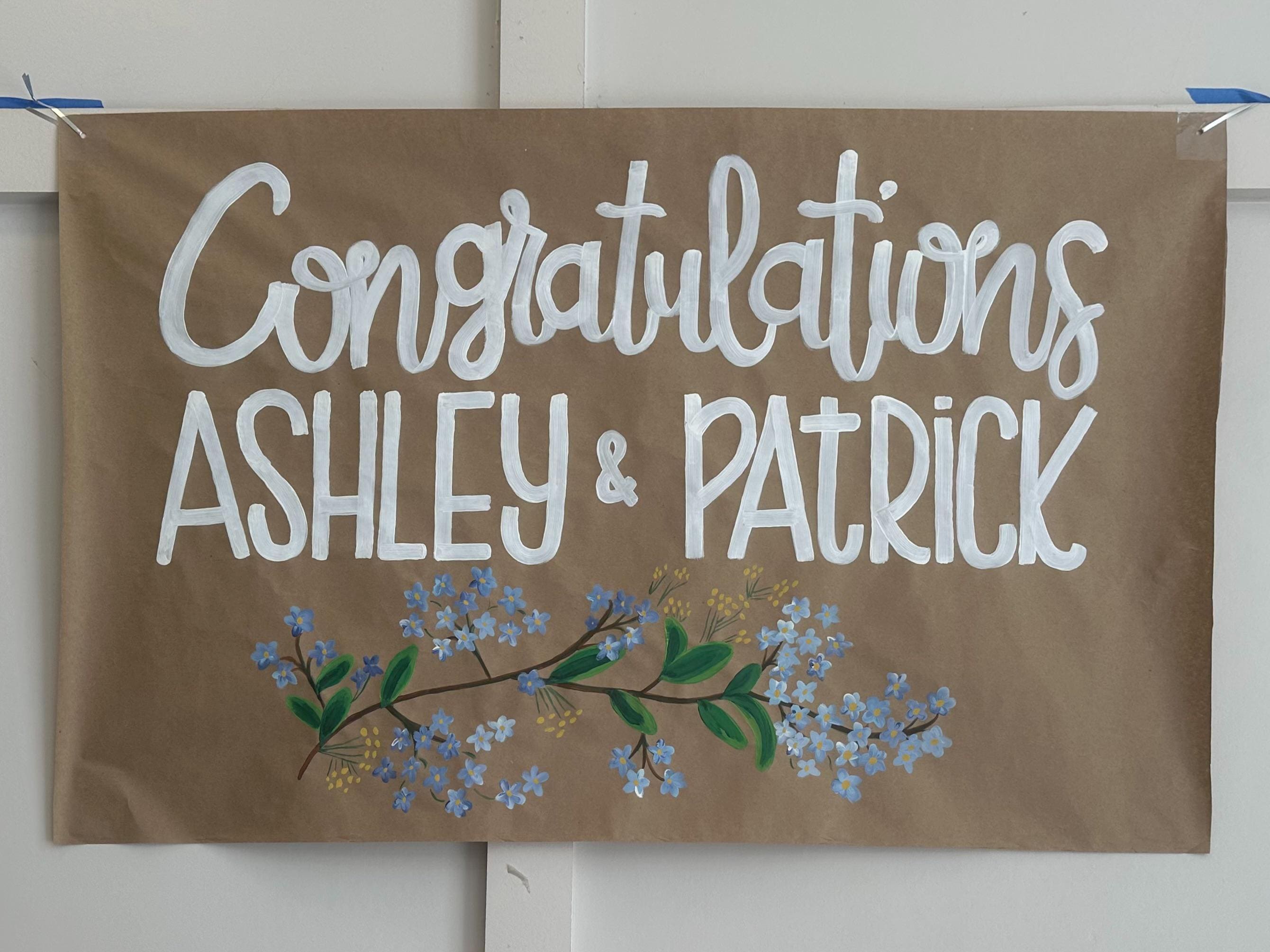 Custom Hand Painted Kraft Paper Banner for Baby Shower Birthday ...