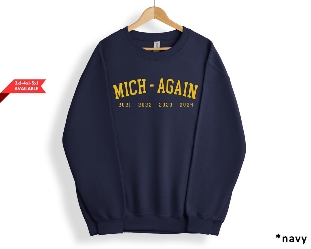 Michigan Football Sweatshirt, Graduate 2025 Sweatshirt, Graduate 2026 ...