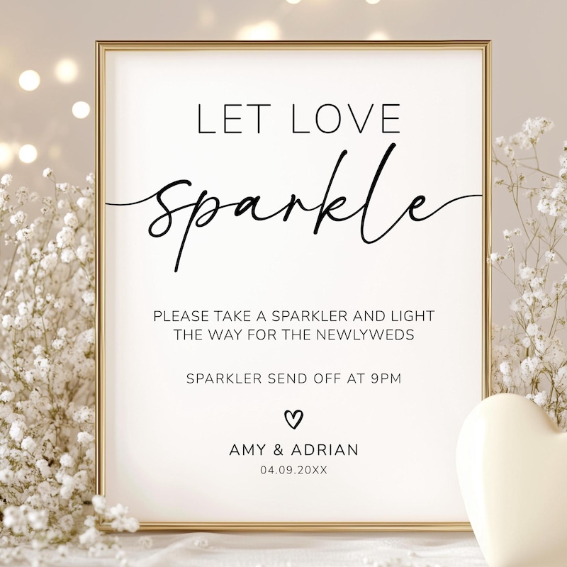 Sparkler Sign - Etsy