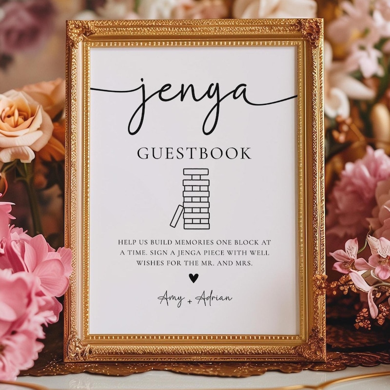 Wedding Jenga - Etsy
