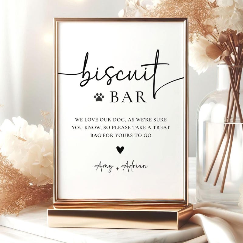 Dog Weddings Signs - Etsy