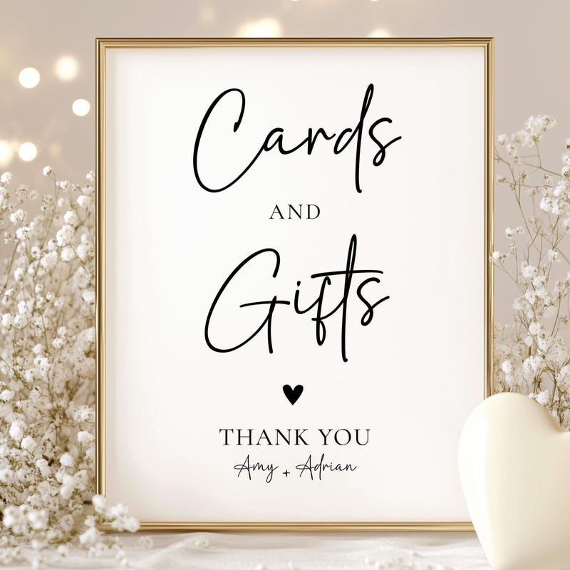 Gift Table Sign - 60+ Gift Ideas for 2026