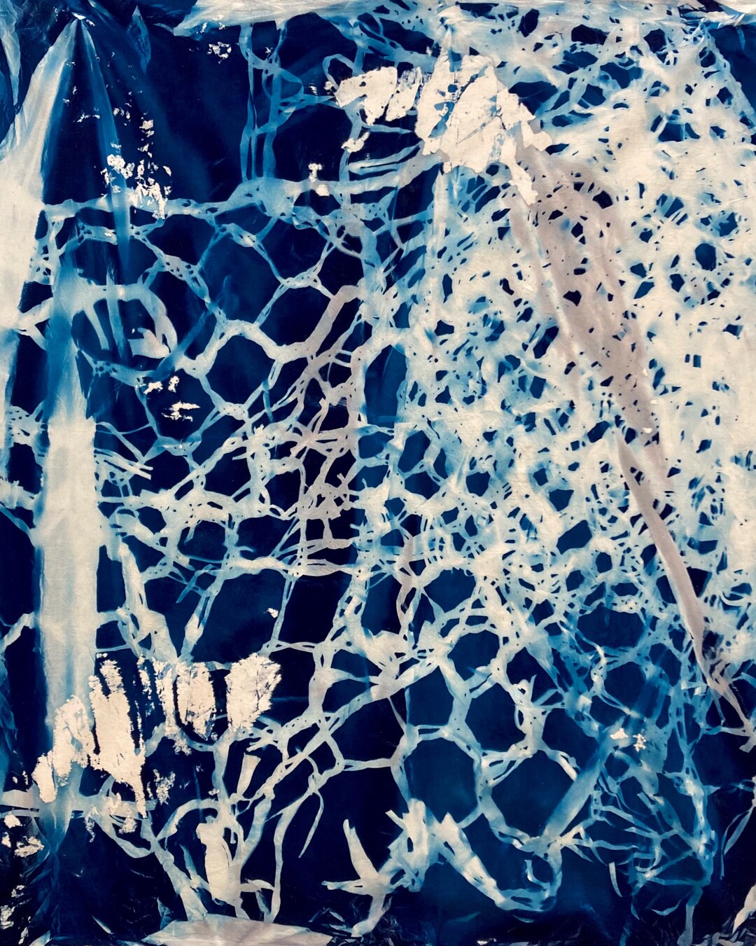 Part of a Star- Cyanotype on Muslin - Etsy