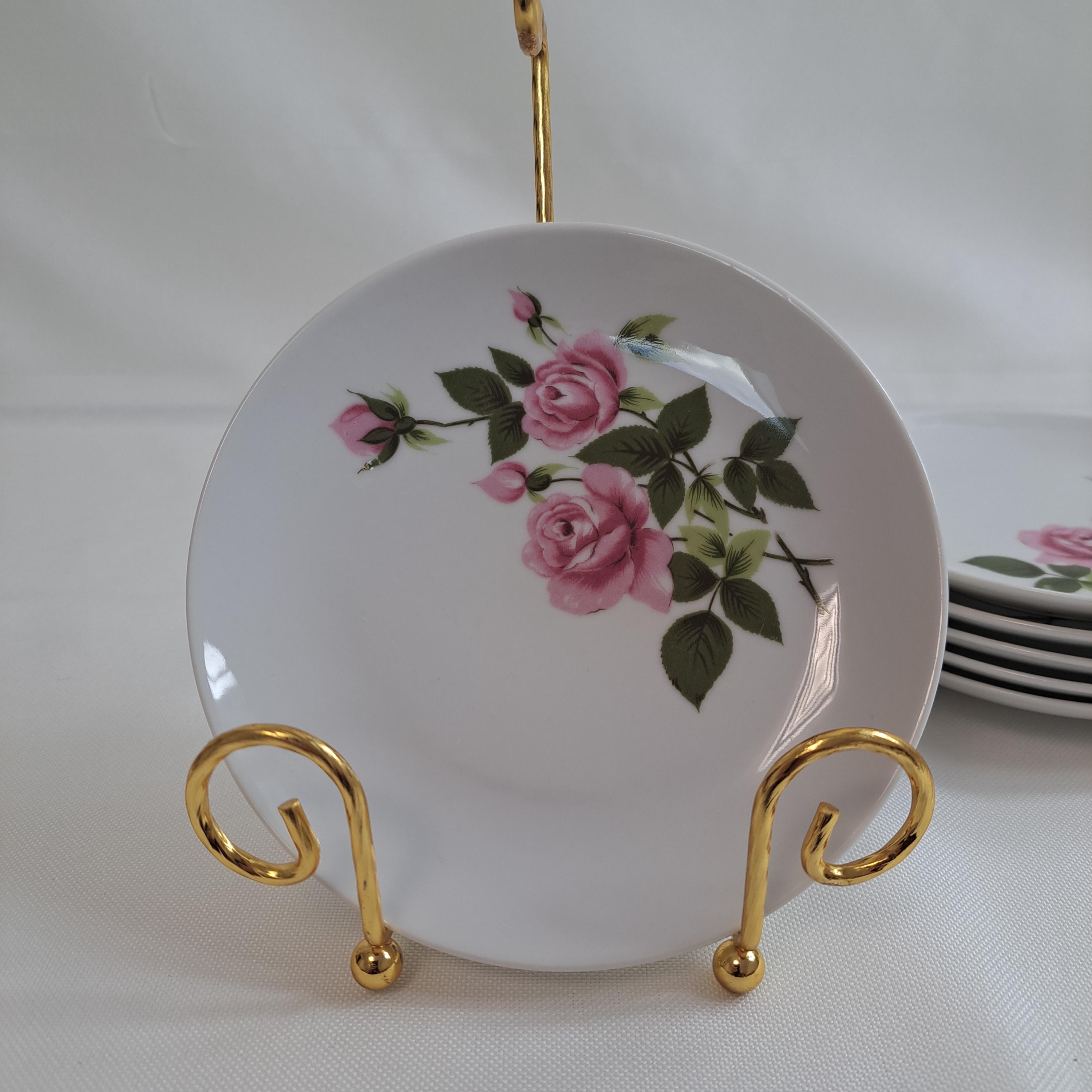 Winterling Bavaria Dessert Plates Set of 6 Vintage German Porcelain ...