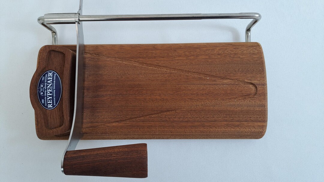 Cheese Cutter With Wooden Plank, Vintage Reypenaer, Cheese Cutter With ...