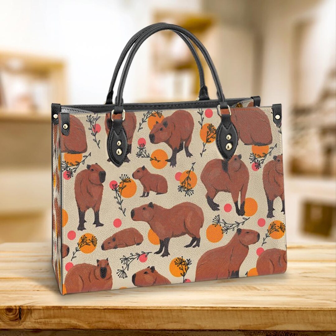 Capybara Bag for Women, Capybara Gift, Capybara Purse, Chirstmas Gift ...